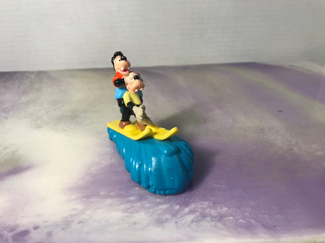 Vintage Disney Goofy Movie GOOFY and Son Pull Back Waterski's Figure ...