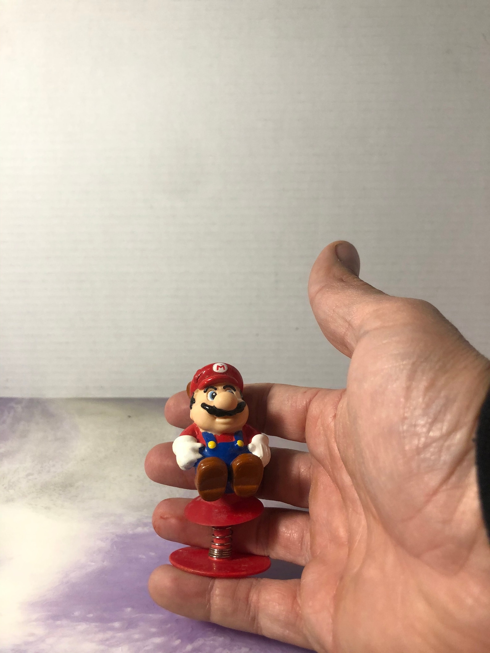 Vintage 1989 Super Mario Brothers Mario Spring Loaded Toy - Etsy
