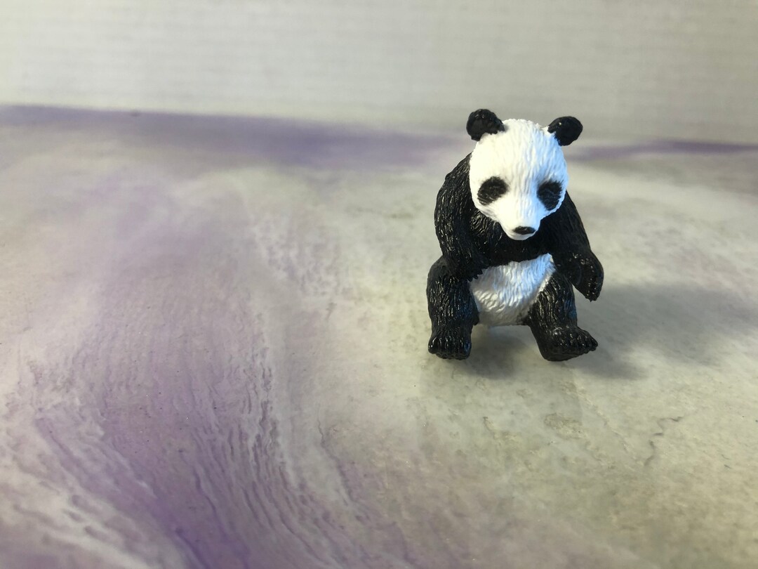 Vintage Safari LTD Mini Panda Bear Awesome Shape - Huge Vintage Animal ...
