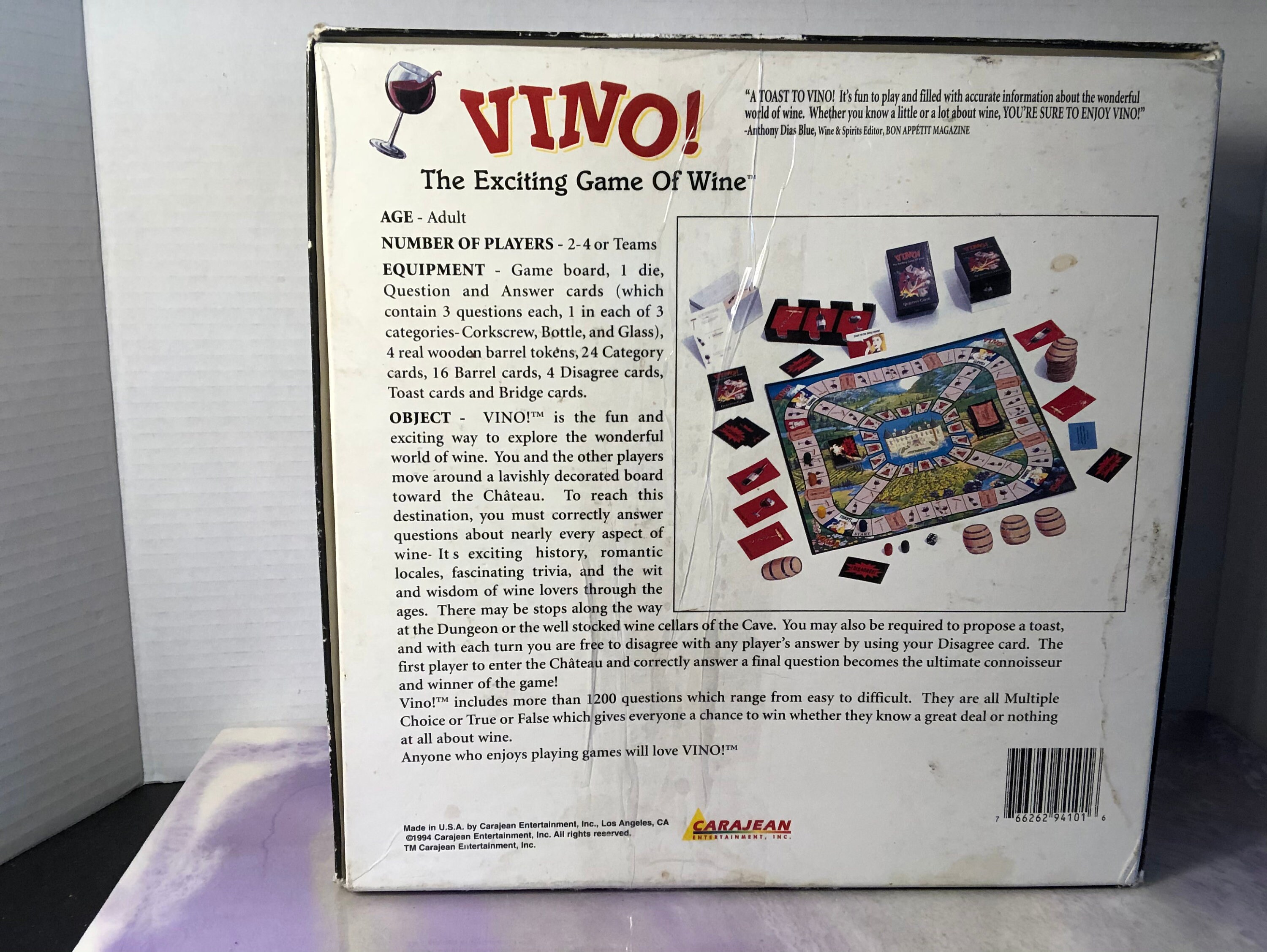 Vintage Rare VINO the Exciting Game of Wine Board Game Complete - 1980 ...