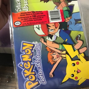Vintage Pokemon Sticker Book and Sticker Set - so Cool - - 90's Pokemon ...