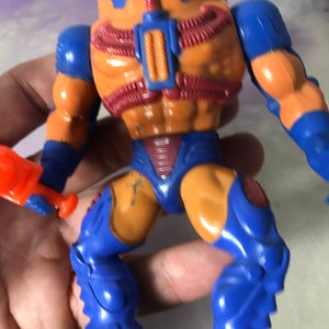 Man-e-faces Complete Masters of the Universe He-man Figure Lot MOTU ...