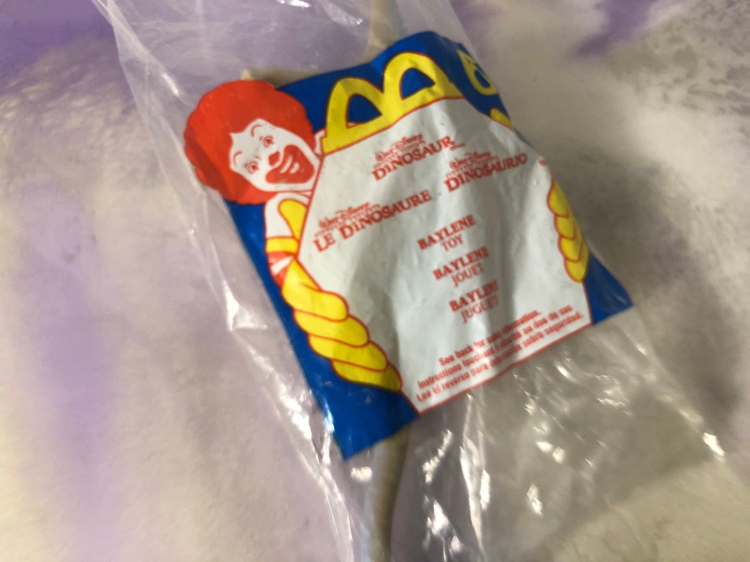 Vintage Disney Dinosaurs Baylene Figure Toy - Rare Vintage Mcdonalds ...