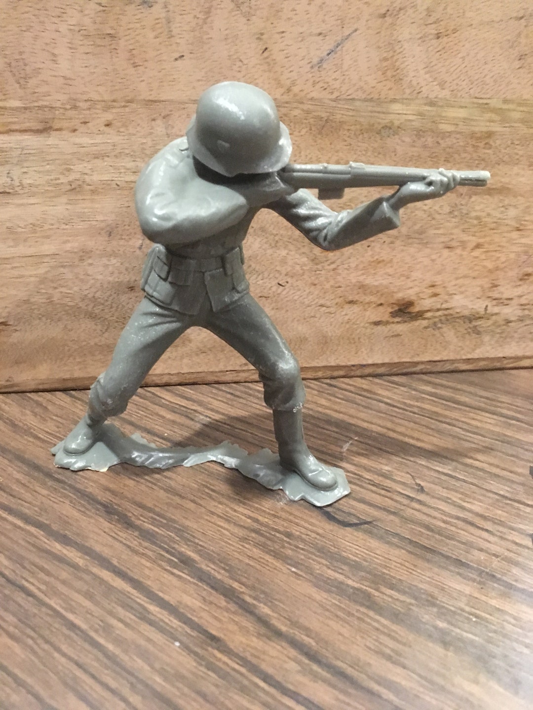 Vintage Louis Marx 6" Army Man World War Styled Plastic Toy Figure ...