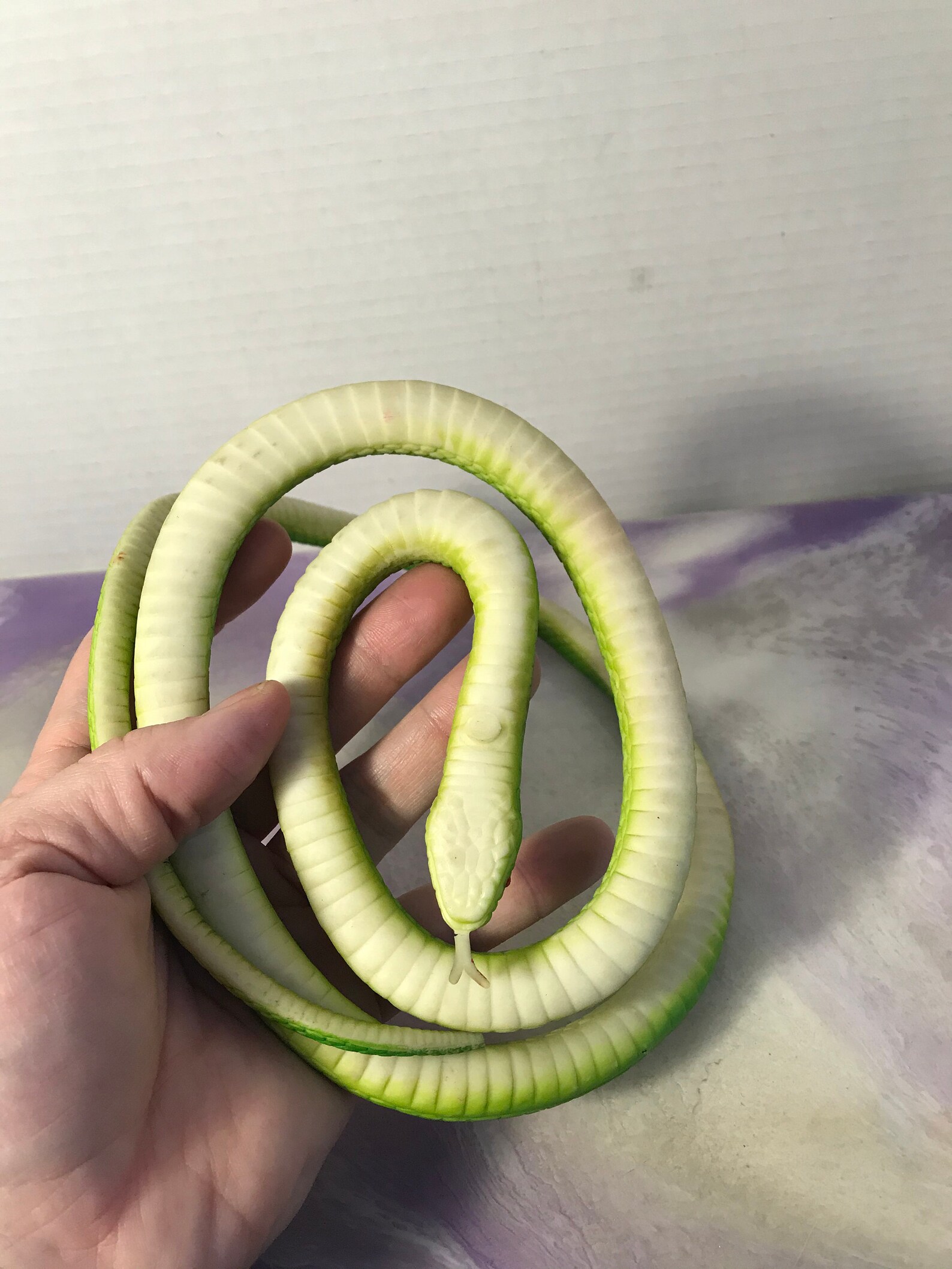 Vintage Made in China Rubber Toy Rubber Yellow / Green Snake | Etsy