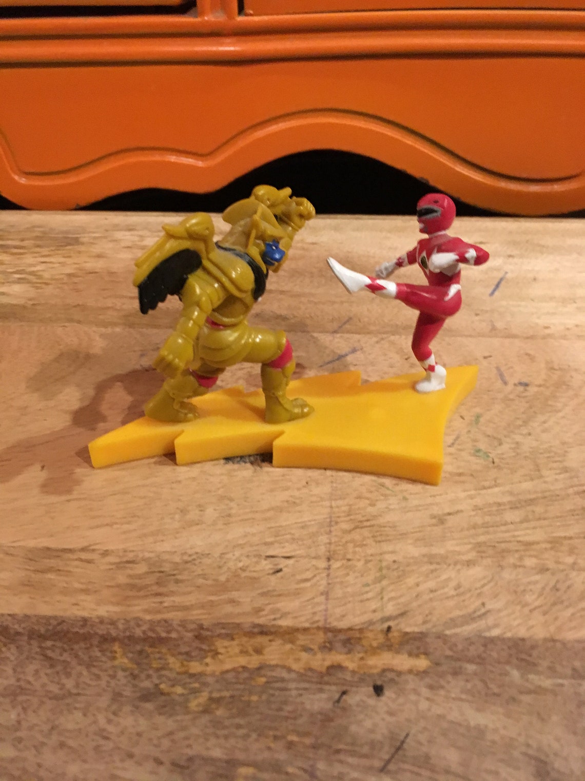 Vintage Rare Mighty Morphin Power Ranger Red Ranger Fighting - Etsy