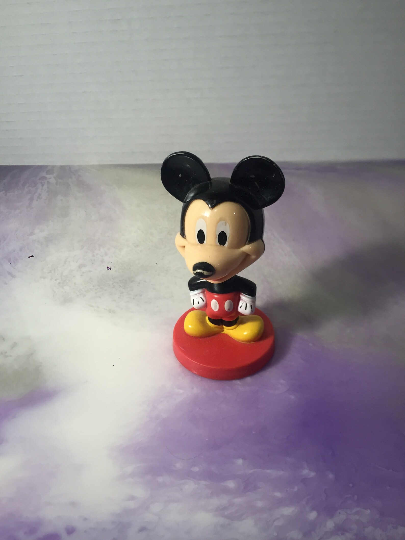 Vintage Disney Bobblehead Mickey Mouse Figure Toy/cake Topper - Mickey ...