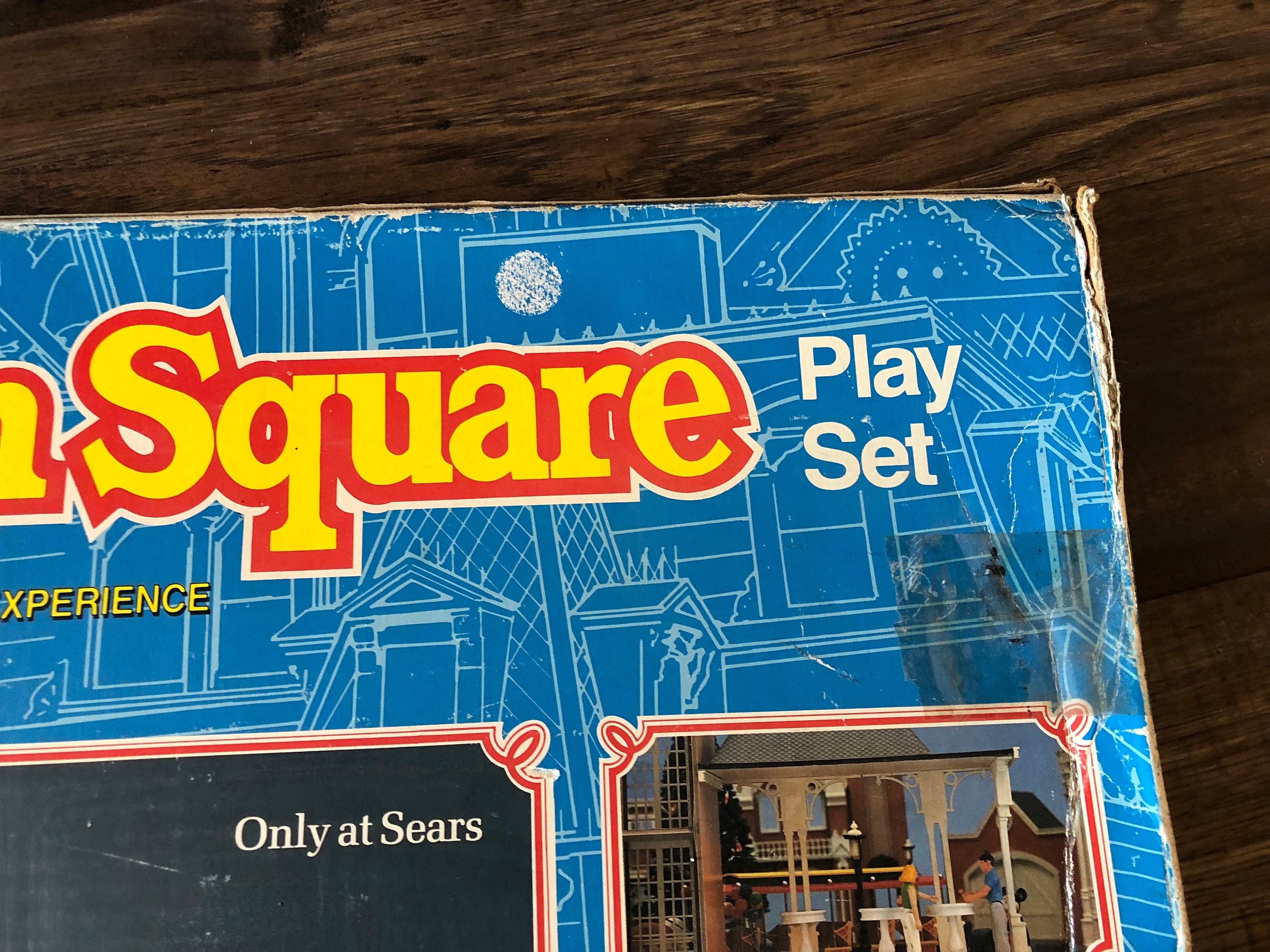 Vintage 1988 Sears Disney Disney World Town Square Playset - Etsy