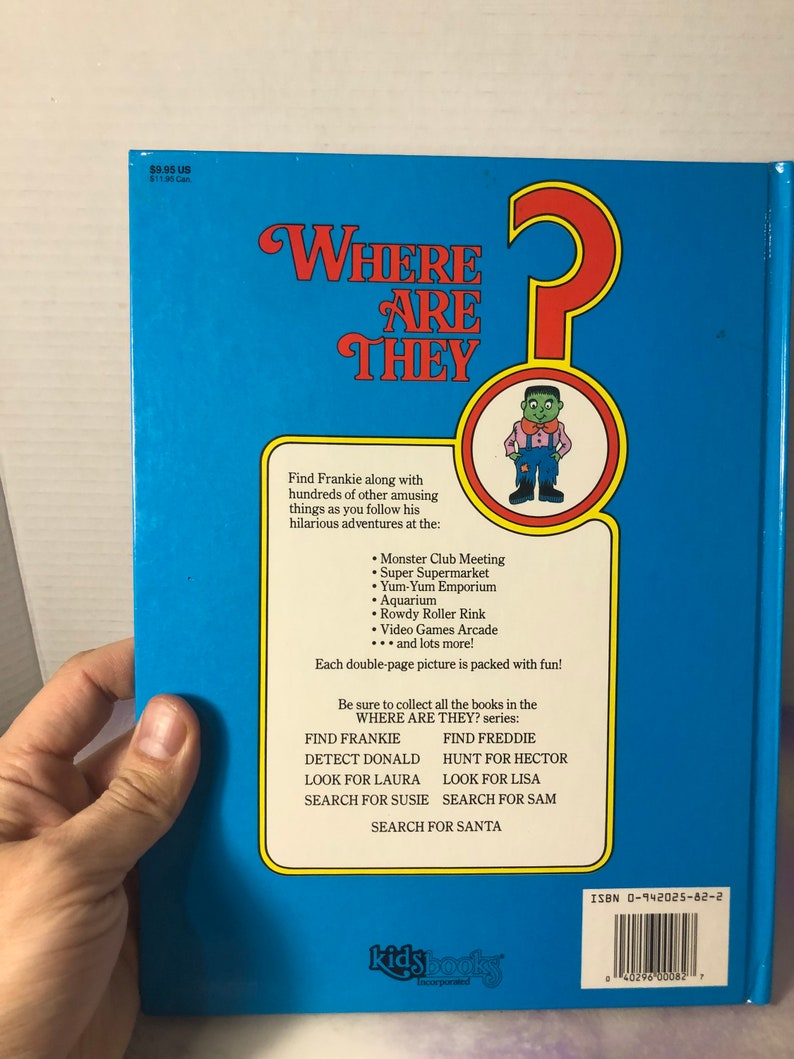 Where Are They? - Find Frankie (1990, Hardcover) Book - Vintage ...