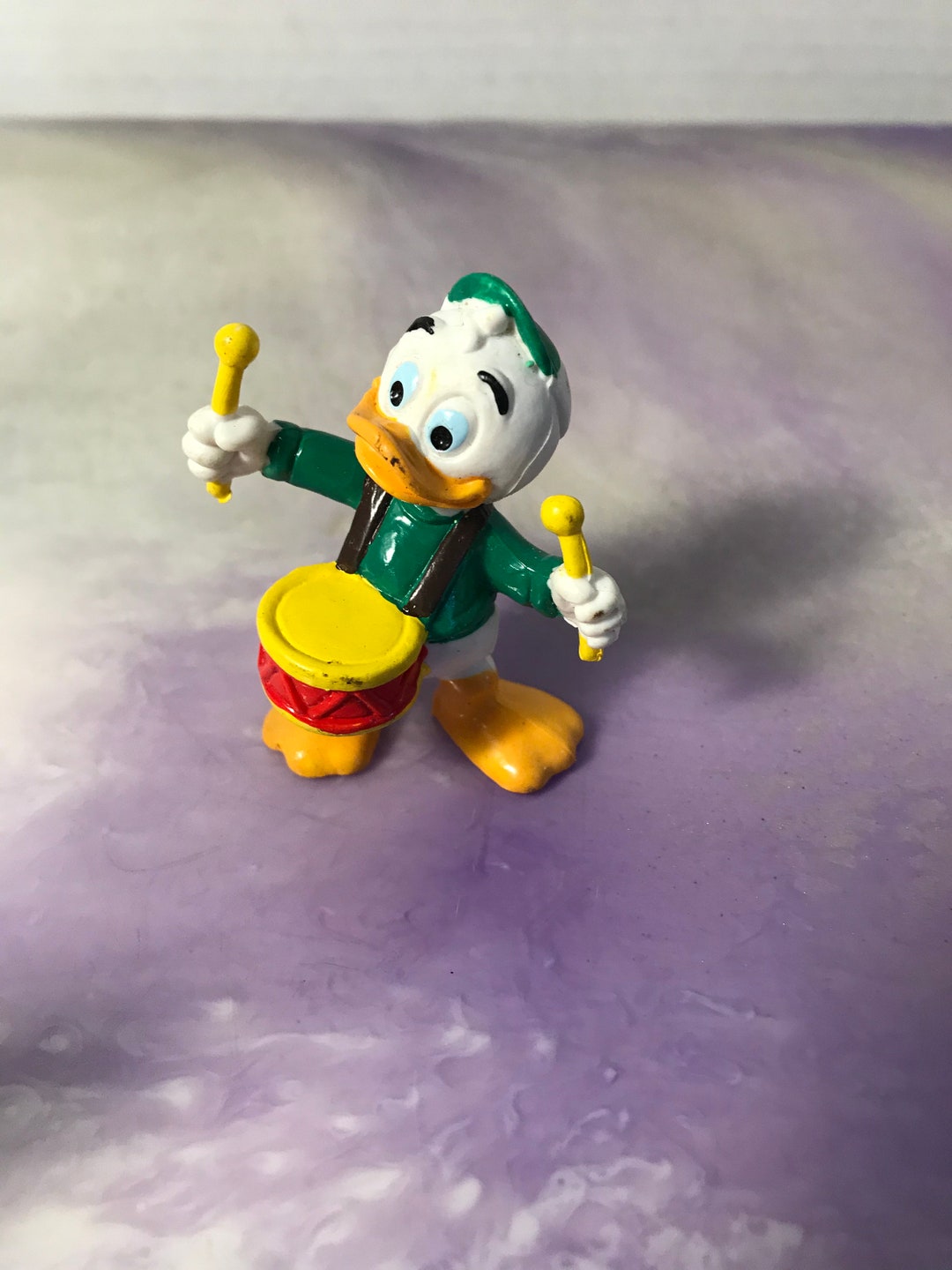 Vintage Disney DuckTales Luey Duck Figur BULLY PVC Cake Topper Seltenes ...