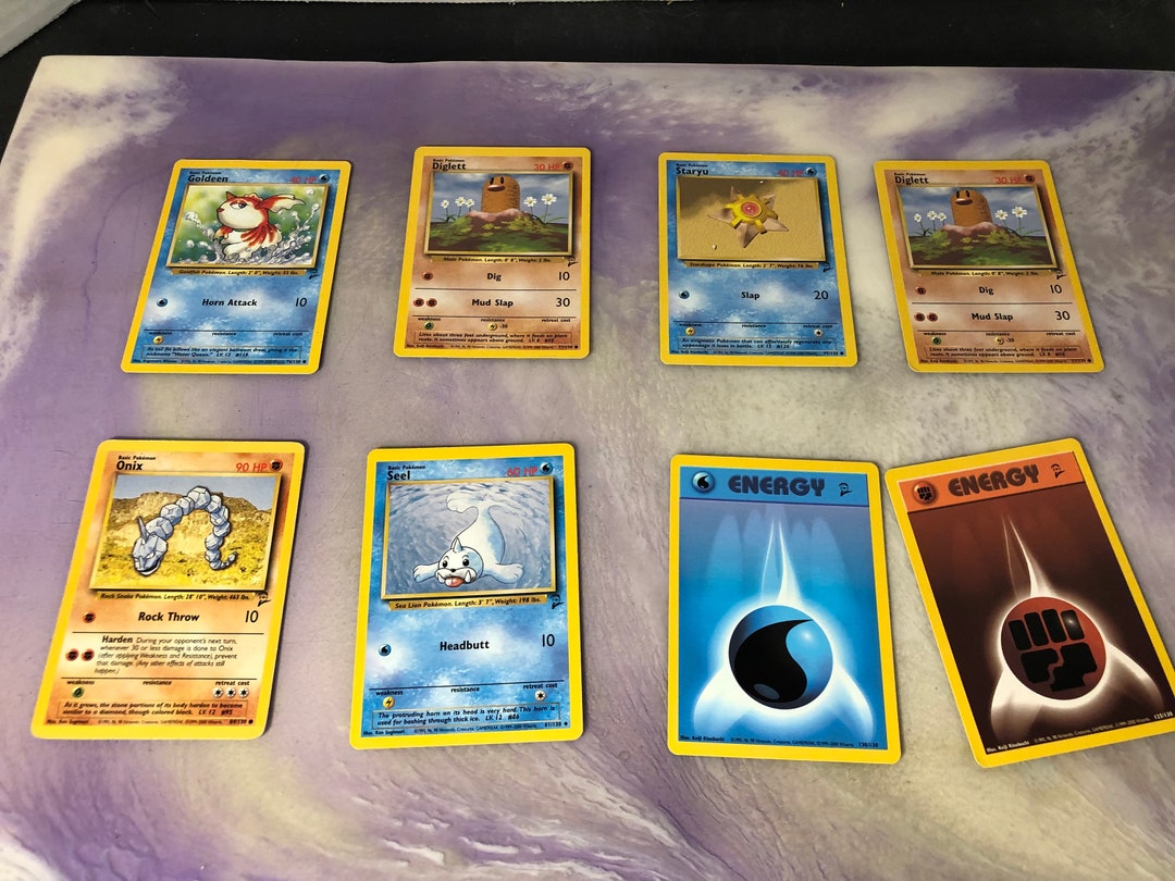 Vintage Pokemon Trading Card Game Base Set 2 Unlimited Lot |pokemon ...
