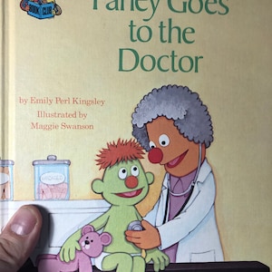 Vintage Kids the Sesame Street Book, "farley Goes to the Doctor" 1980's ...