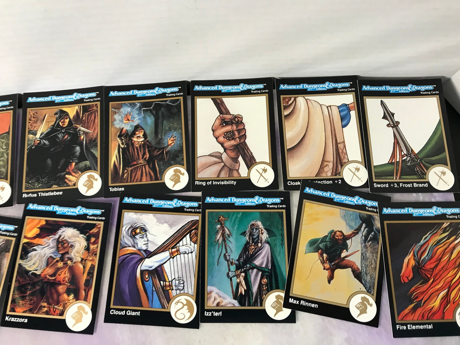 Vintage 1990s Advanced Dungeon and Dragons Card Game 20 Card - Etsy