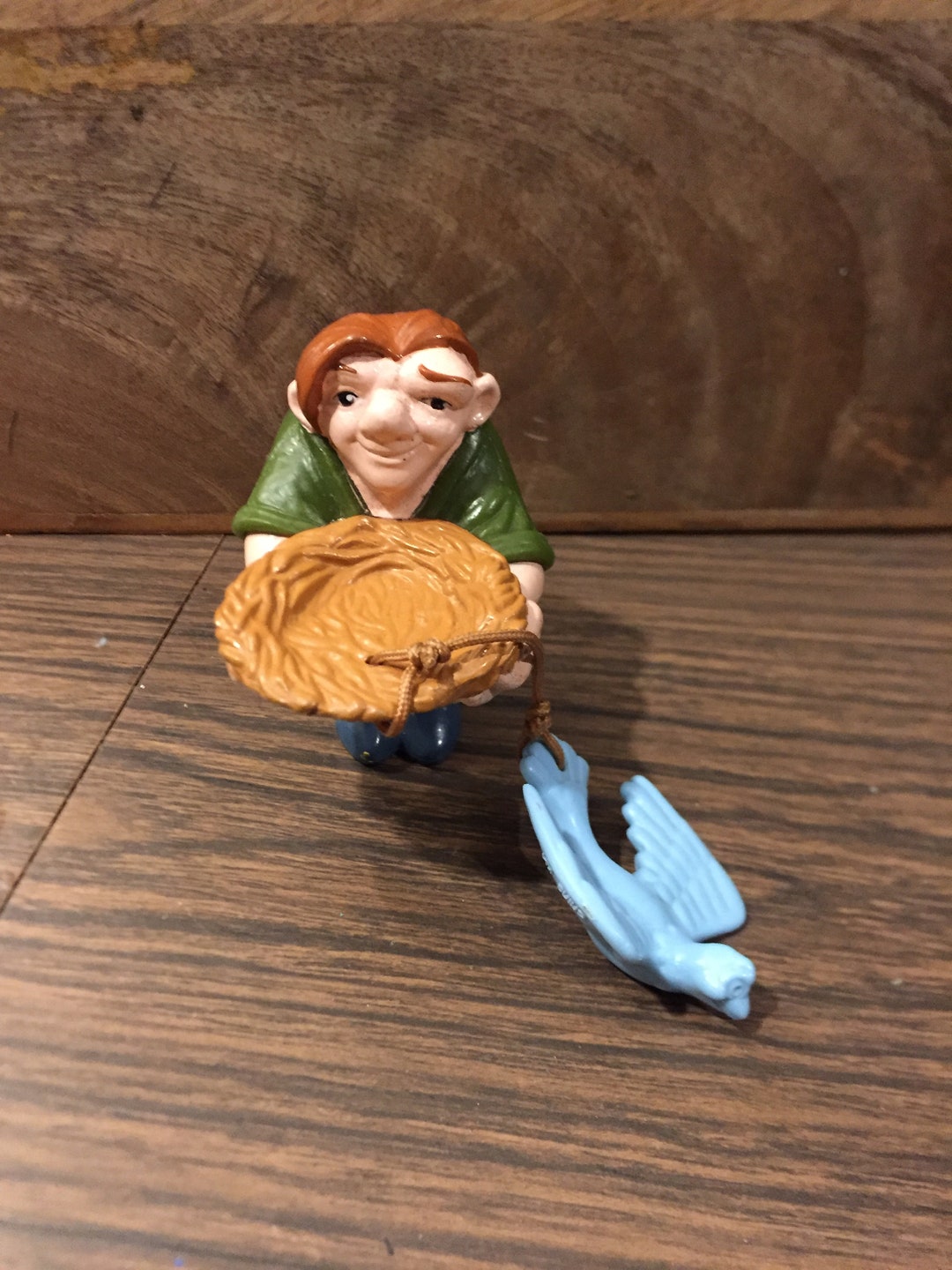 Vintage Disney Hunchback of Notre Dame - Quasimodo Holding Bird 4 Inch ...