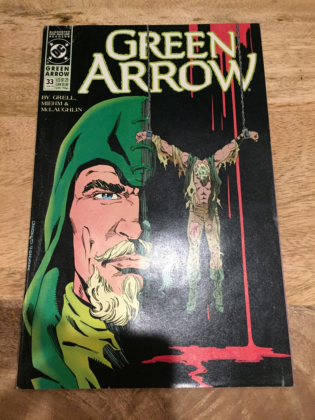 Vintage DC Comics - Green Arrow #33 - Rare Vintage DC Comics Nostalgia ...