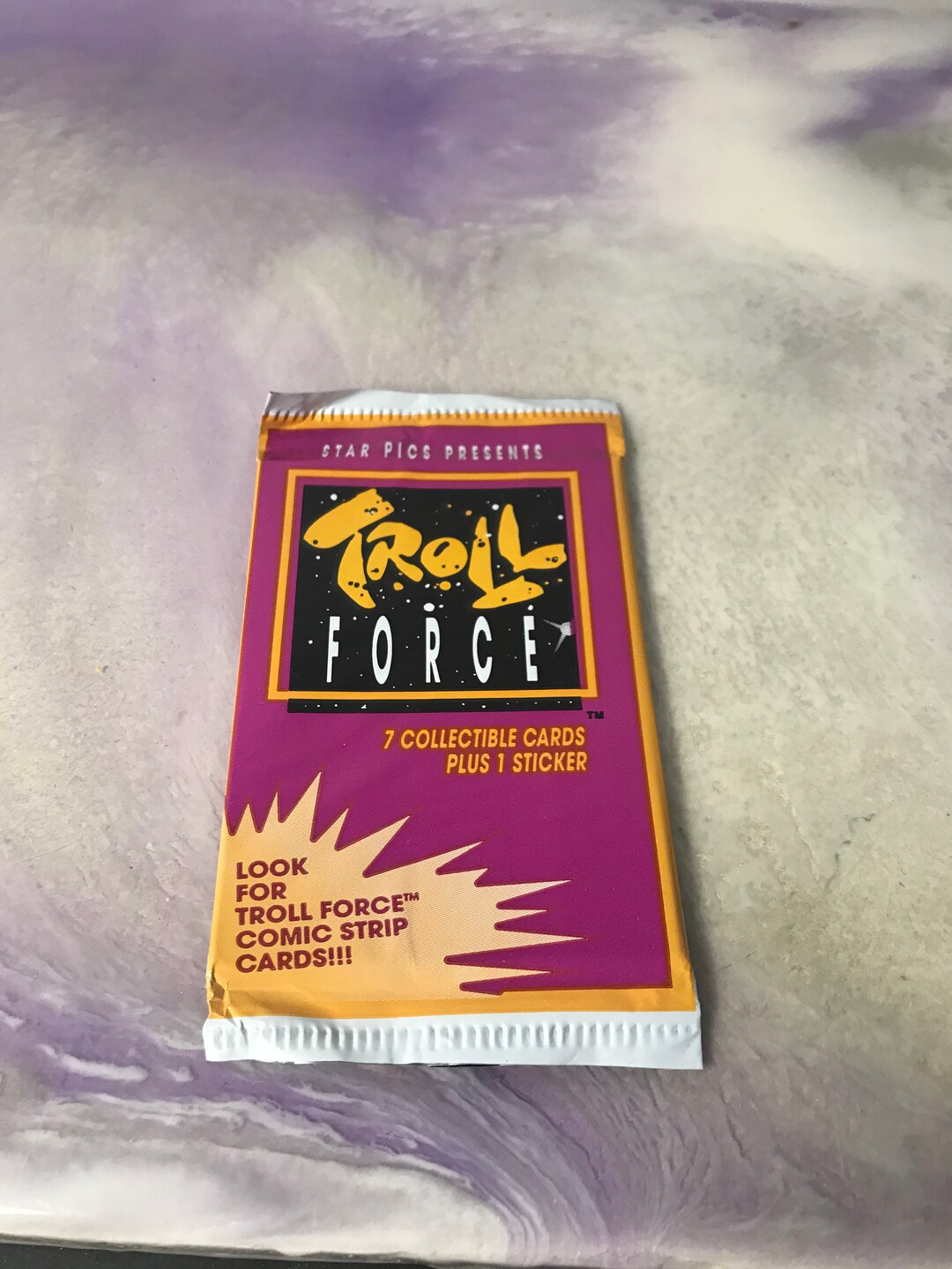 Vintage 1990's Troll Force Cartoon TV Show 1992 Trading Card Pack ...