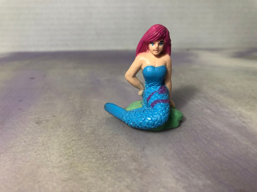 Vintage 1991 Soma Toys MERMAID Island PVC Figure / Cake Topper - Etsy