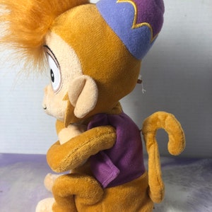 Vintage Disney Aladdin Animatronic Copycat, Talking APU Plush Stuffed ...