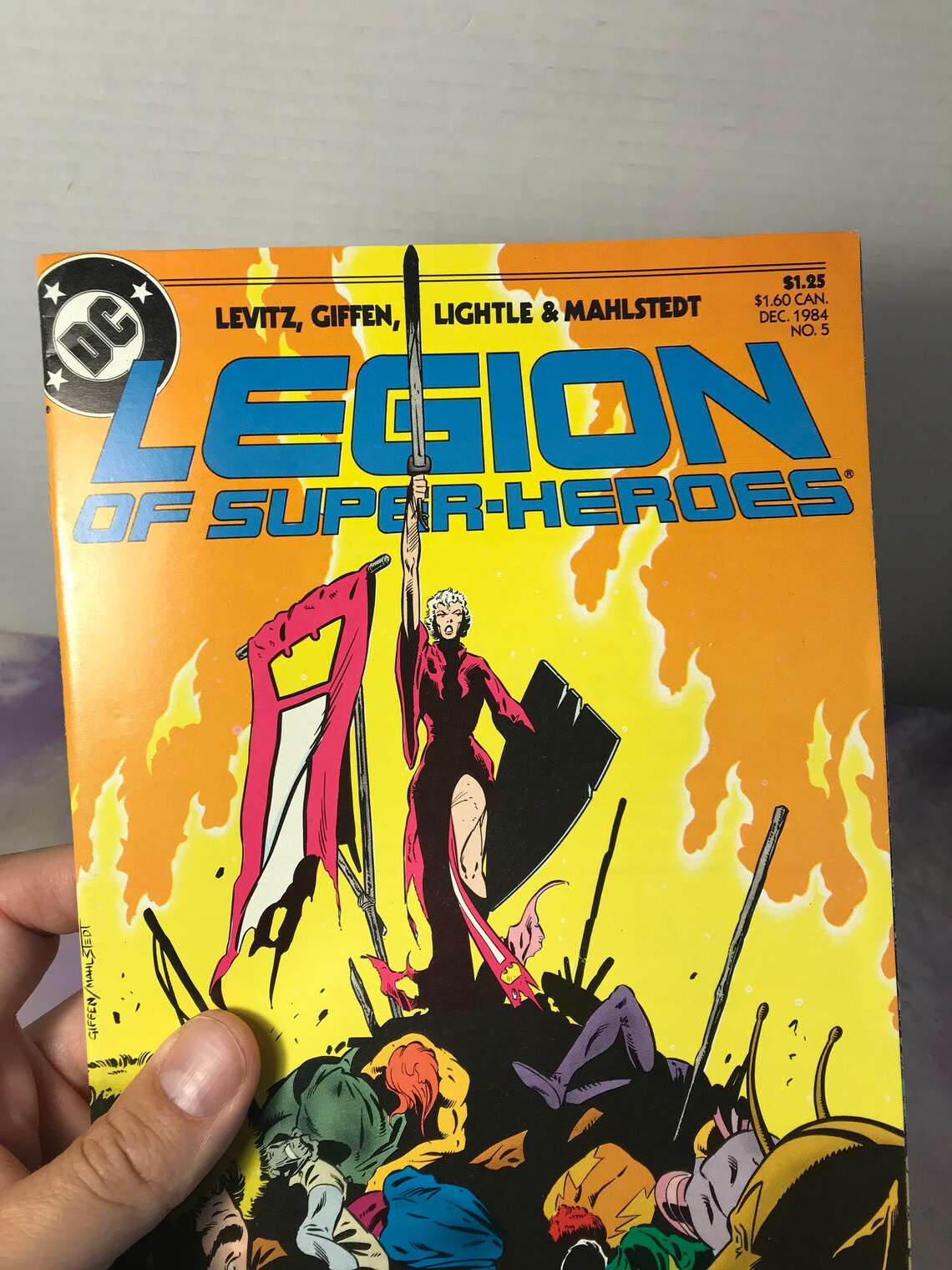 Vintage DC Comics Legion of Super Heroes #5 - Rare vintage des années ...