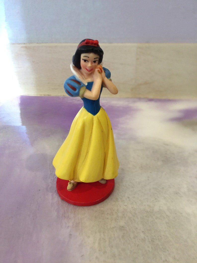 Vintage Disney SNOW WHITE Snow White Figure PVC Cake Topper Rare ...