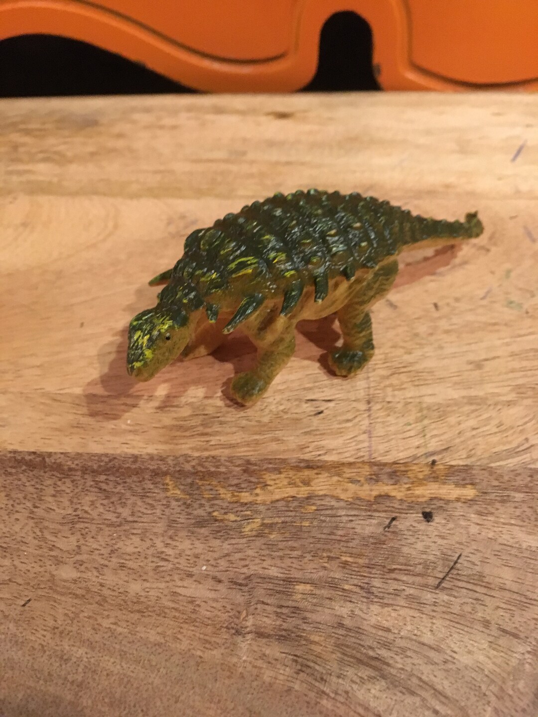 Vintage 1990s Ankylosaurus- (green / Yellow) - Made in China Dinosaur ...