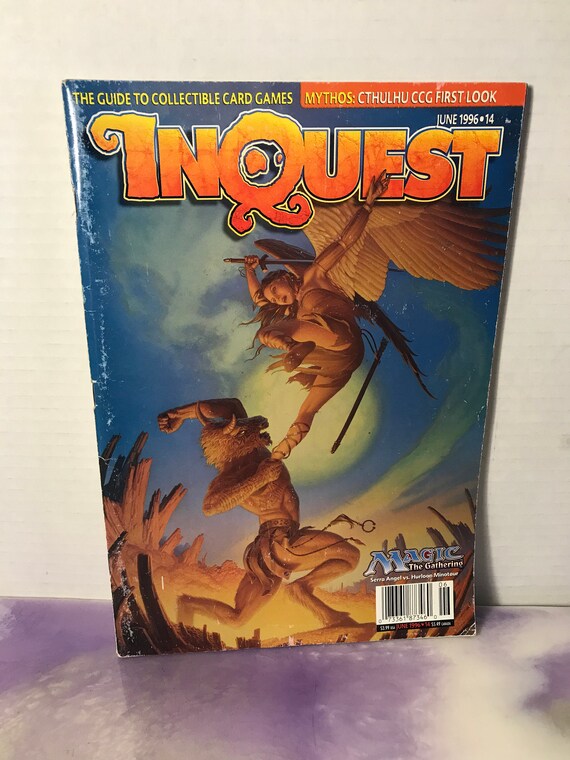 Vintage Rare INQUEST Magazine June 1996 14 Awesome Piece of | Etsy