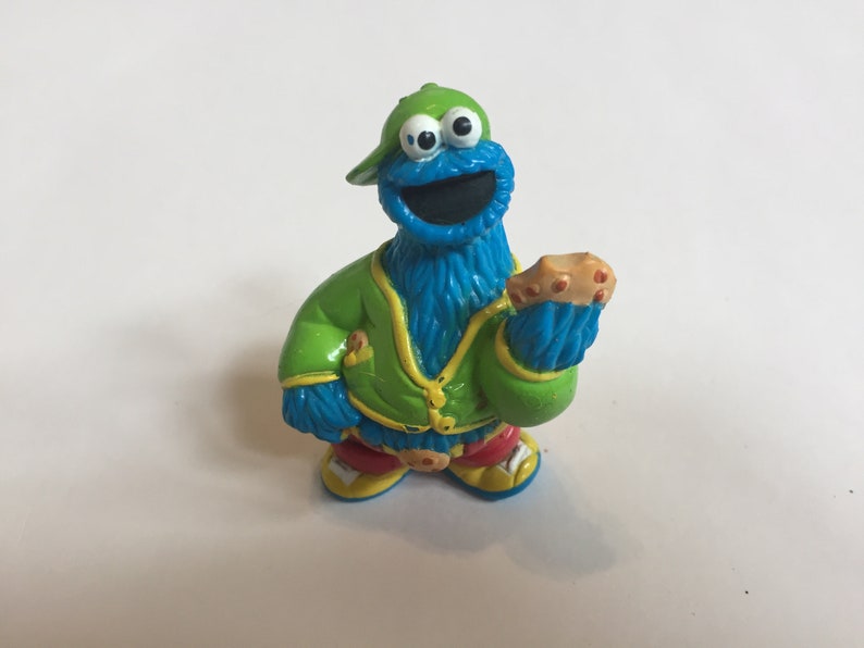 Vintage Sesame Street Cookie Monster Figure PVC Cookie Monster - Etsy