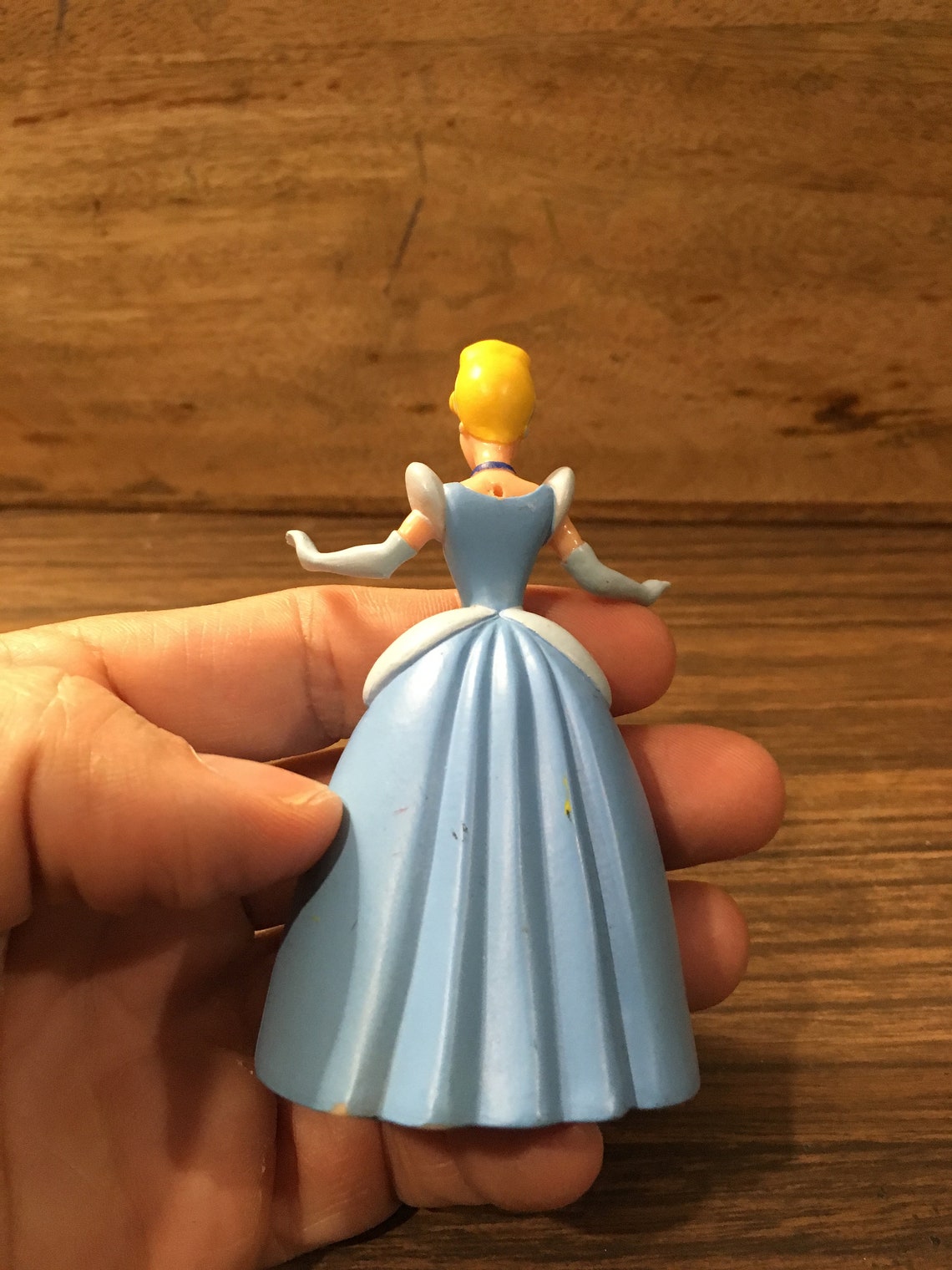 Vintage Disney CINDERELLA Blue Dress Figure PVC Cake Topper - Etsy