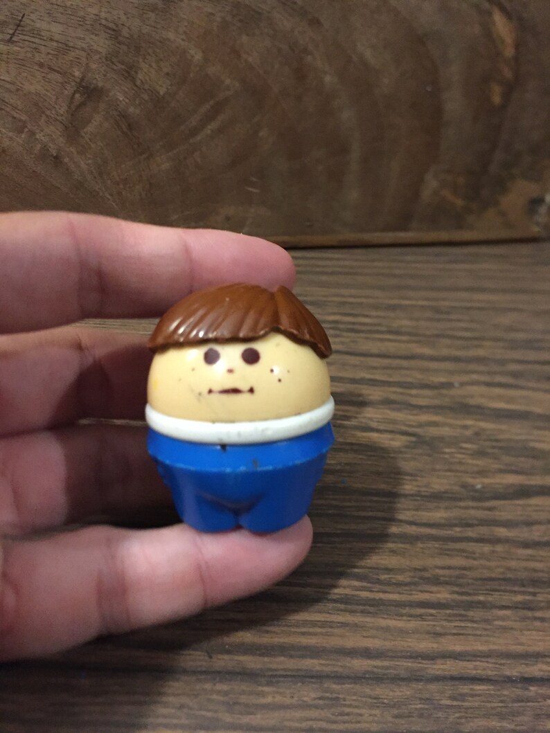 Vintage 1990s Little Tikes Chubby Figure - Boy Brown Hair and Freckles ...