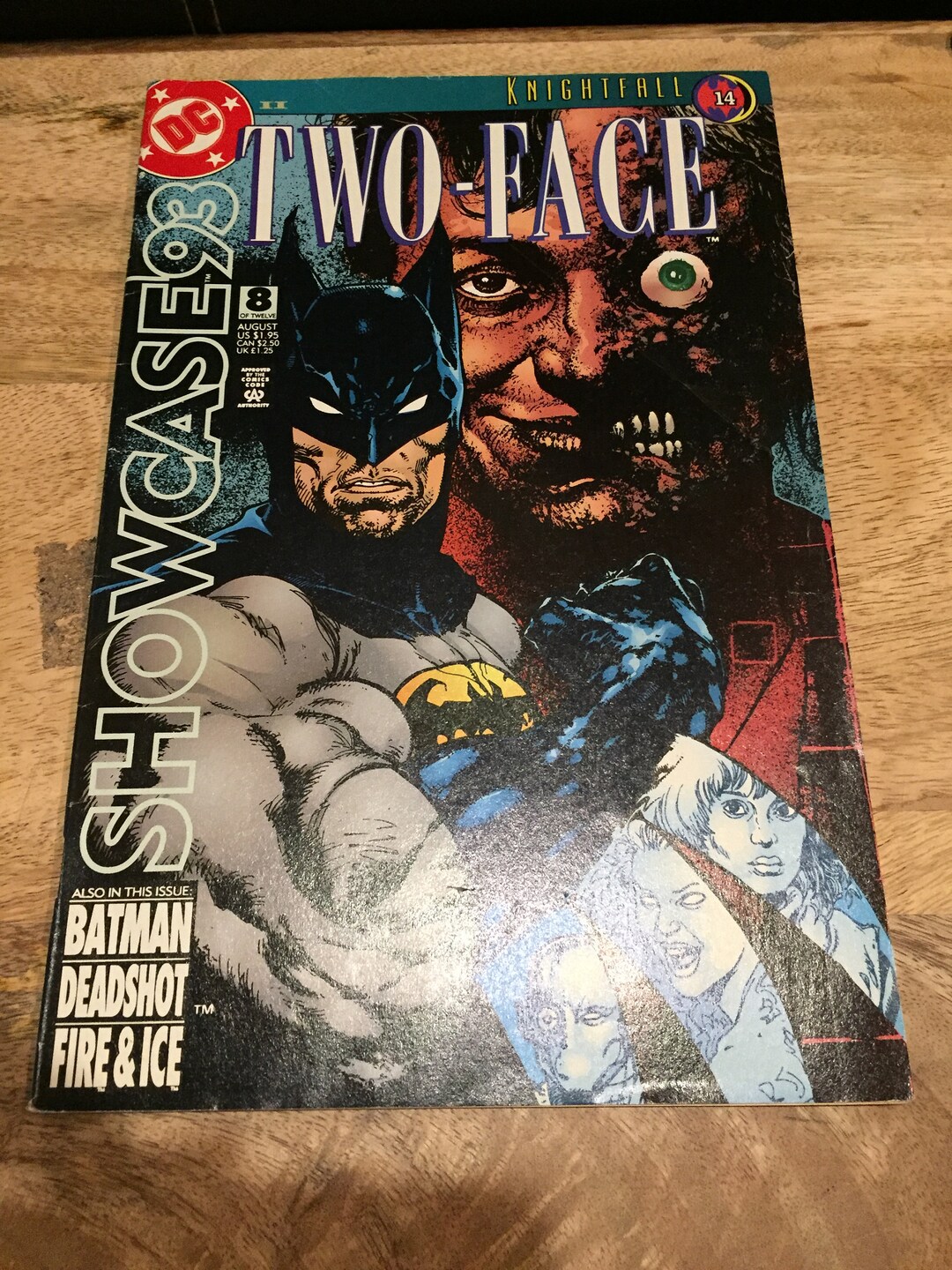 Vintage DC Comics - Showcase 93 Annual Two-face Knightfall - Rare ...