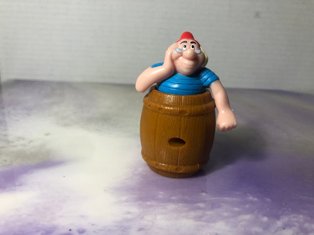 Vintage Peter Pan Disney Animated Movie Smee Happy Meal Toy Figure ...