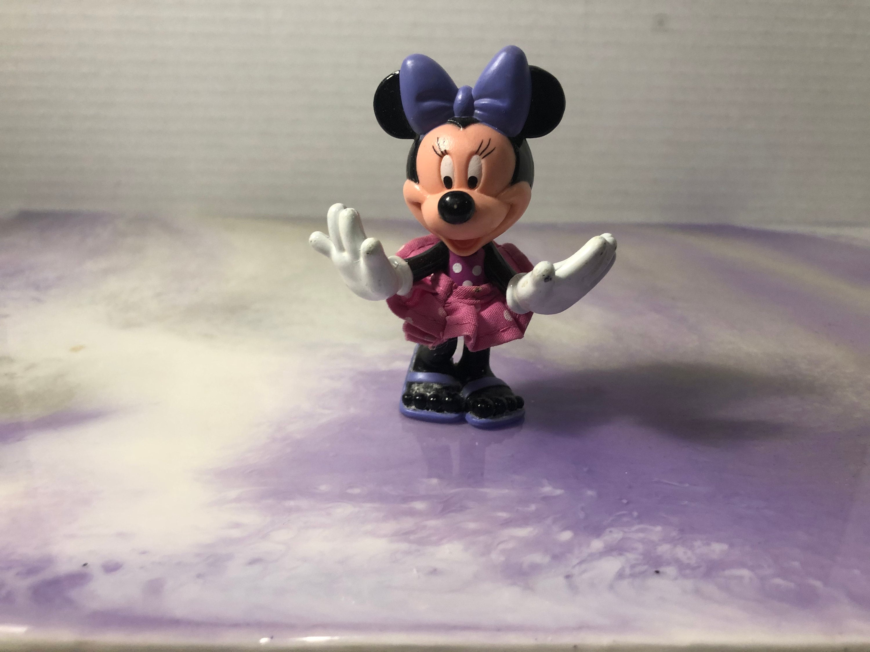Vintage Disney Minnie Mouse in Cloth Dress PVC Figure Toy/cake - Etsy