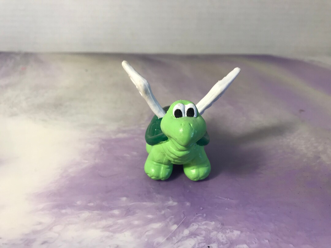 Vintage 1989 Super Mario Brothers Flying Turtle Action Figure Nintendo ...