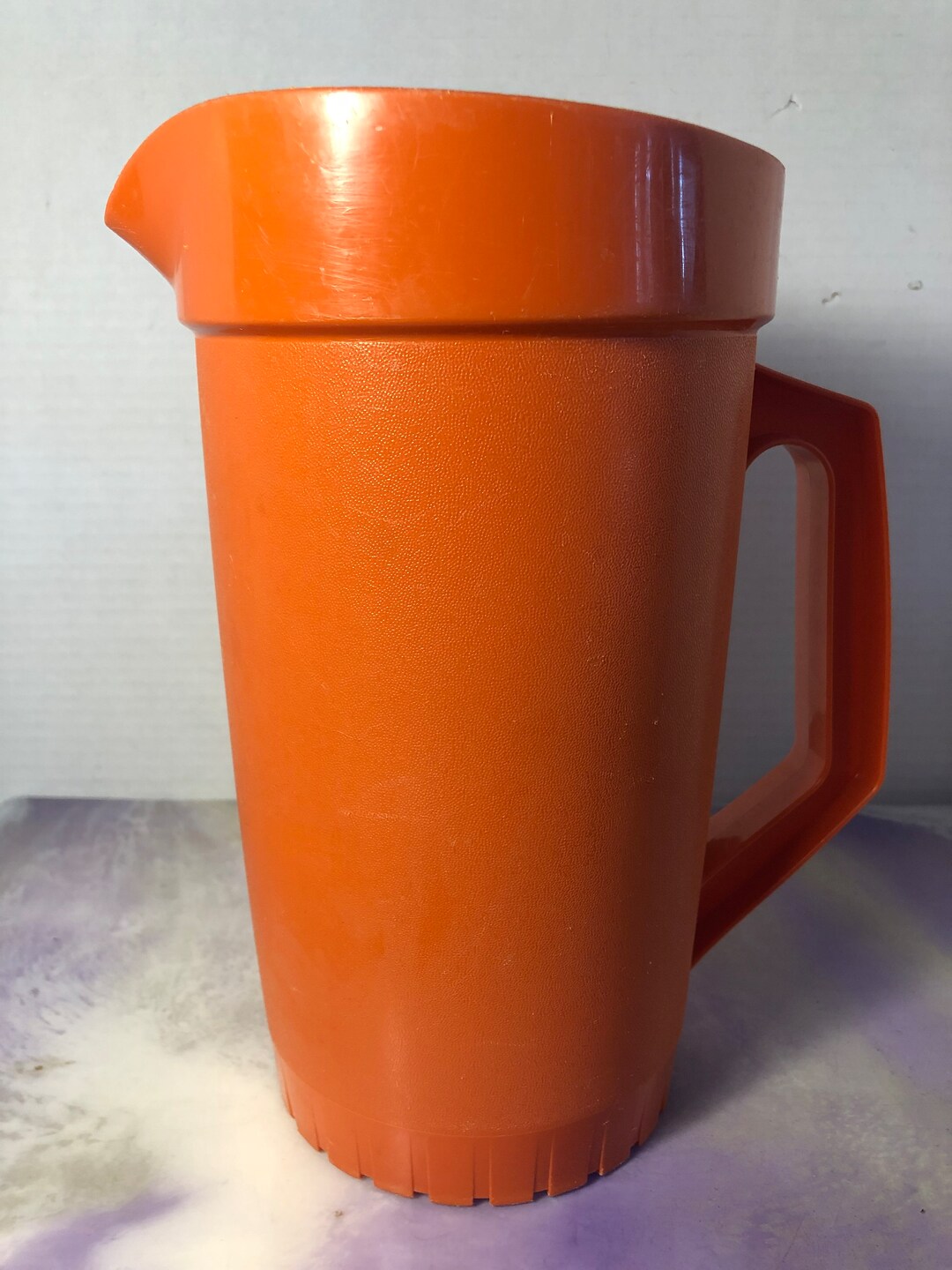 Vintage Tupperware Orange Serving Pitcher Rare Vintage Piece of ...