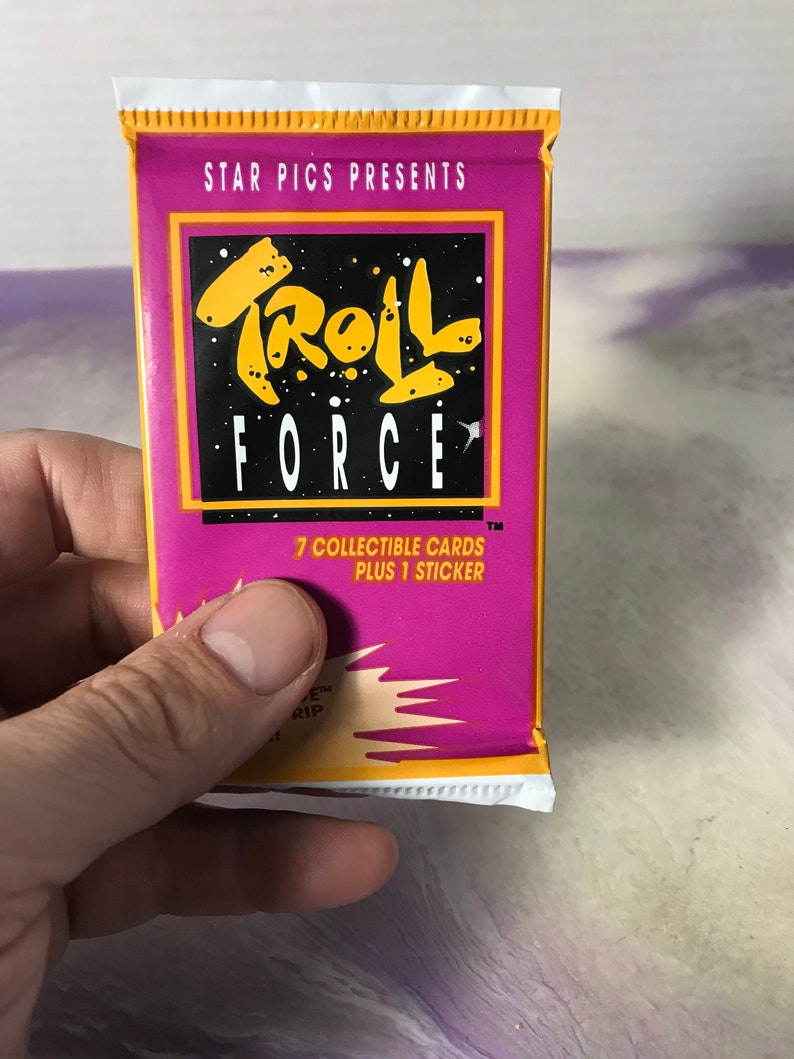 Vintage 1990's Troll Force Cartoon TV Show 1992 Trading - Etsy