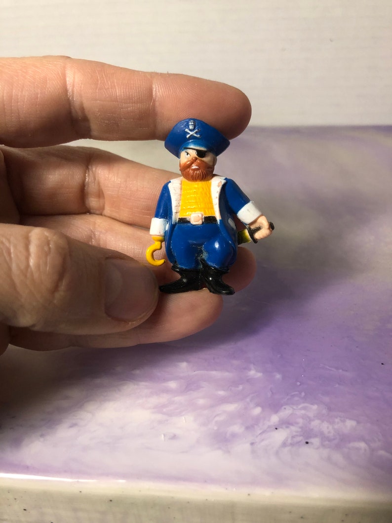 Vintage 1980's Soma Toys PIRATES PVC Figure / Cake Topper - Rare 1980's ...
