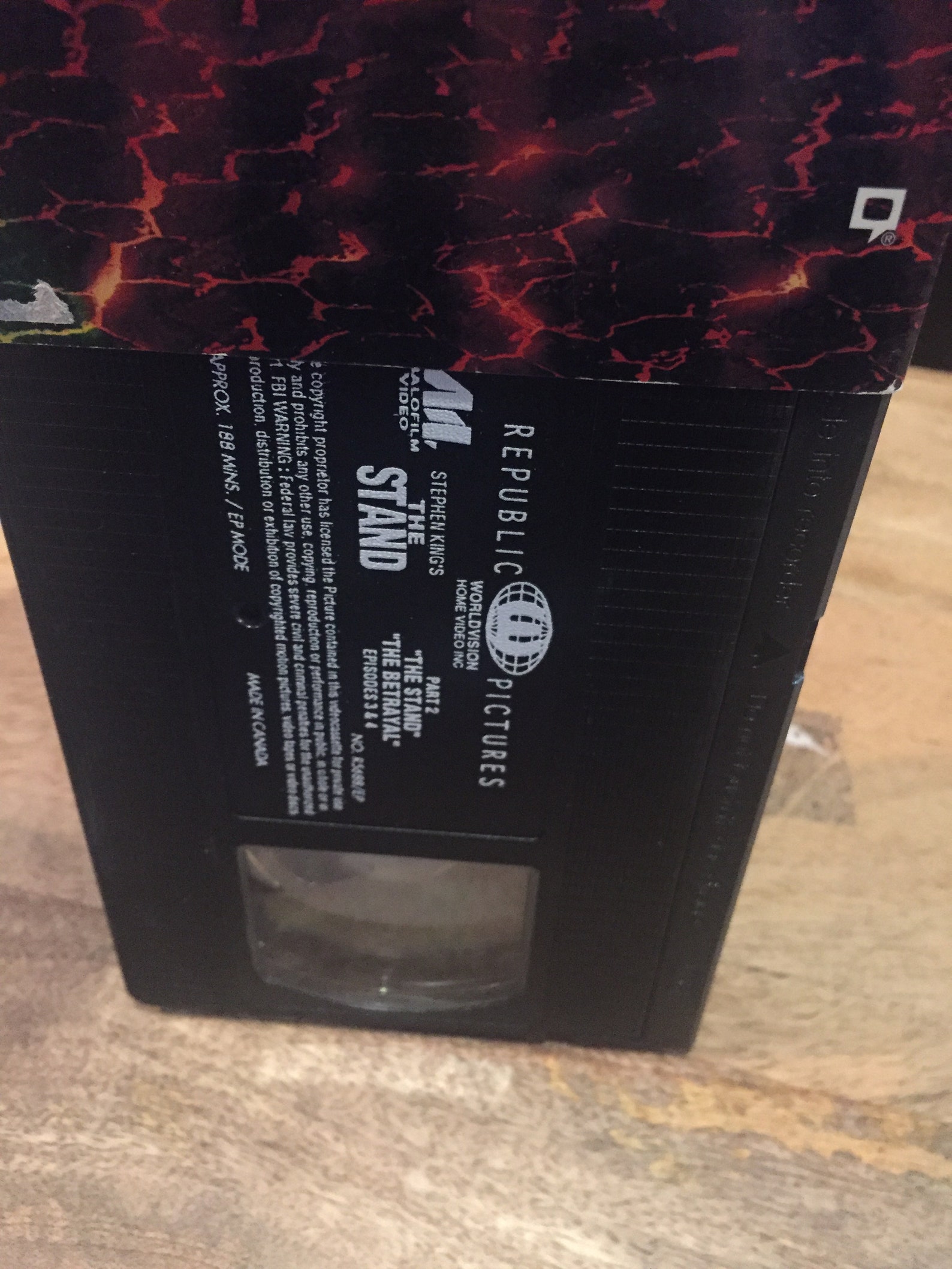 Vintage 1995 Stephen King's the Stand Mini Series VHS Set Complete ...