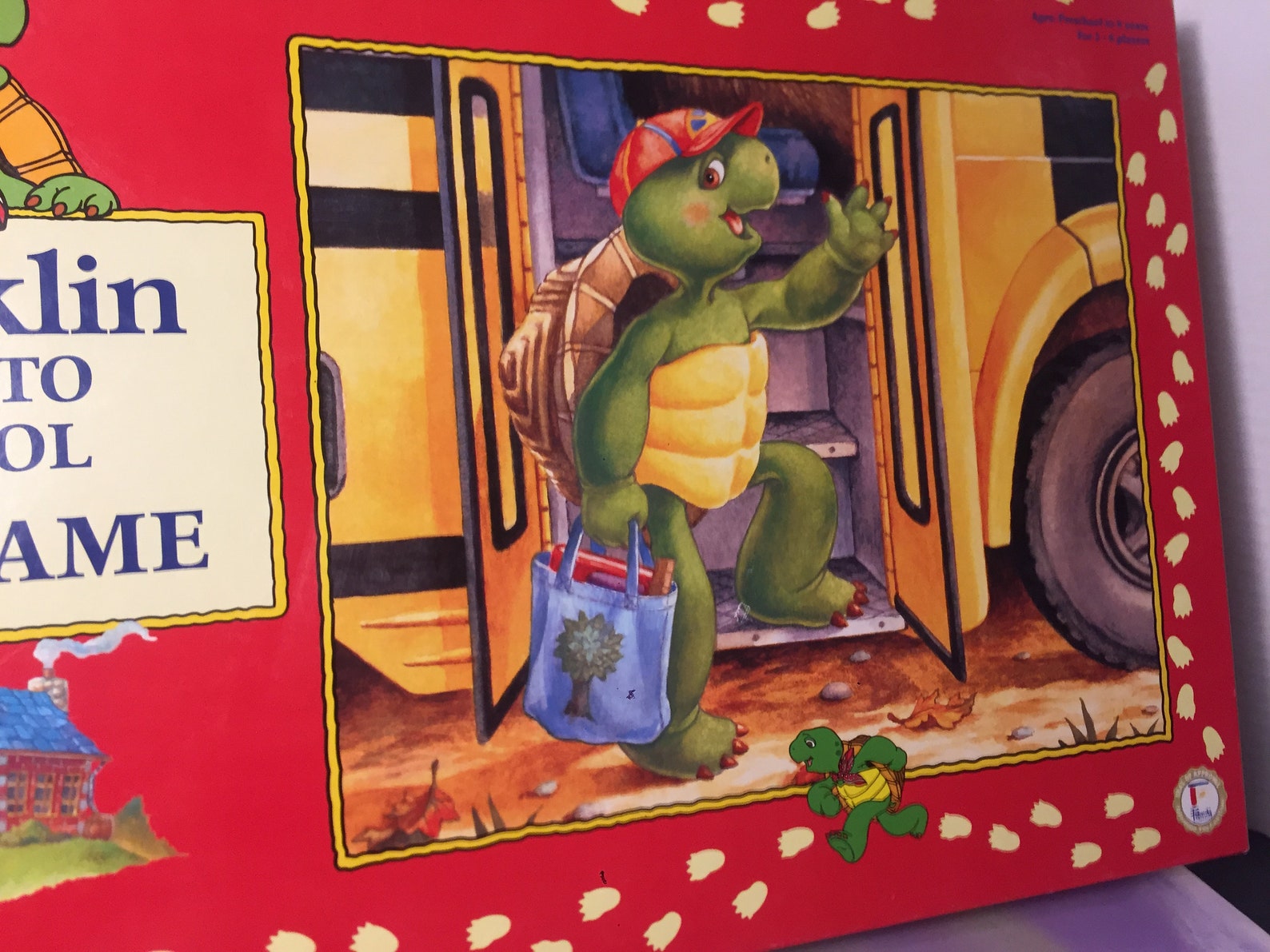 Vintage 1990's Franklin Goes to School Board Game Complete | Etsy