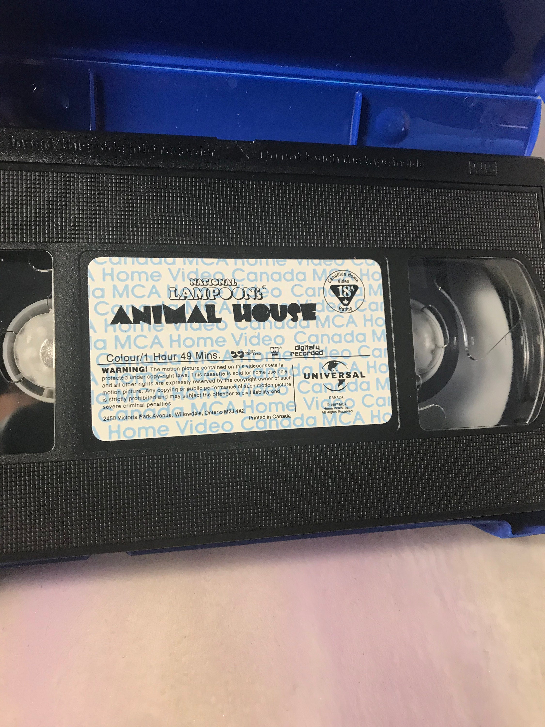 Vintage National Lampoons ANIMAL HOUSE VHS 1980s Clamshell - Etsy