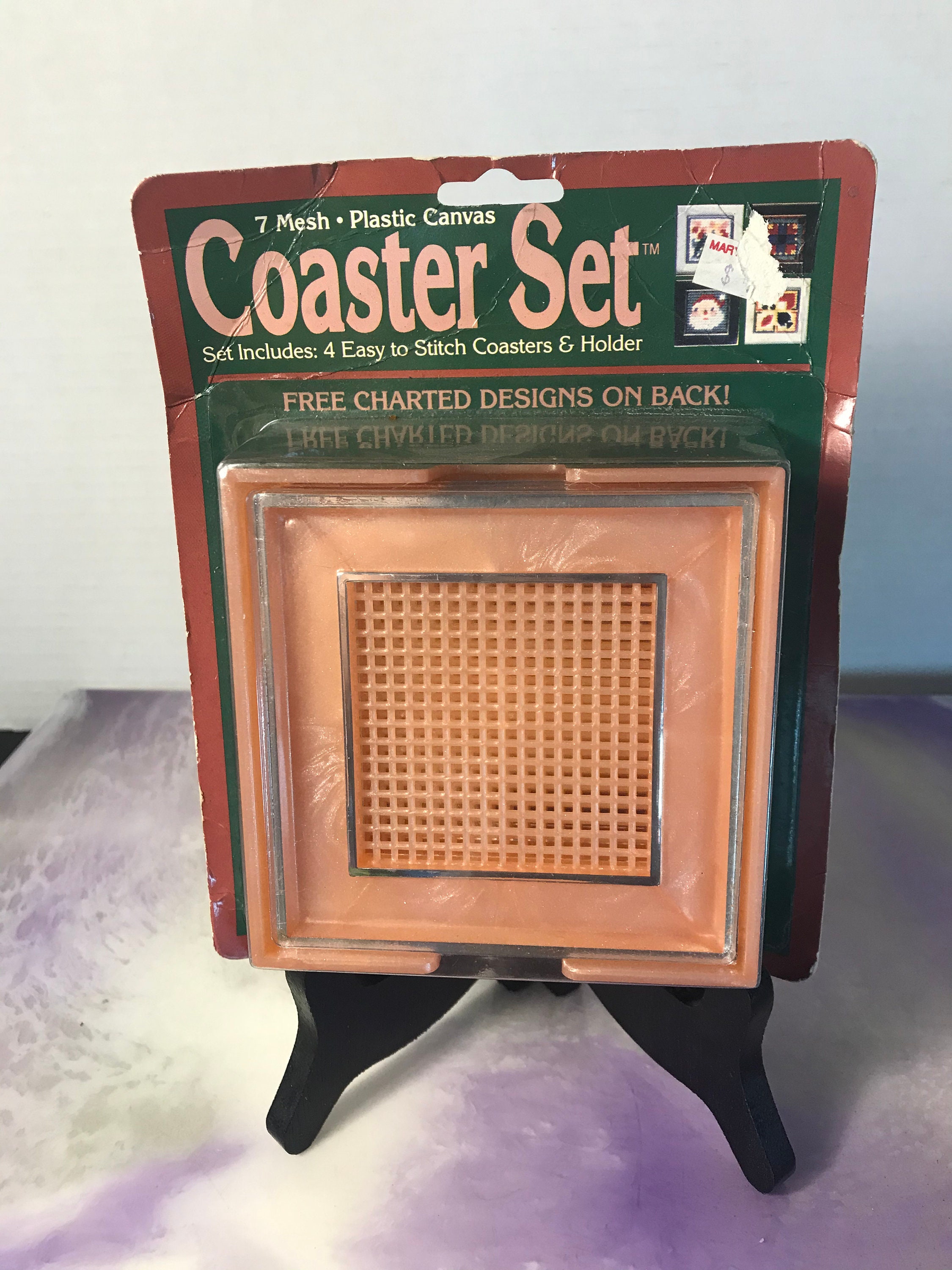 Drink & Barware Home & Living Brand New Vintage 7 Mesh Plastic Coaster ...