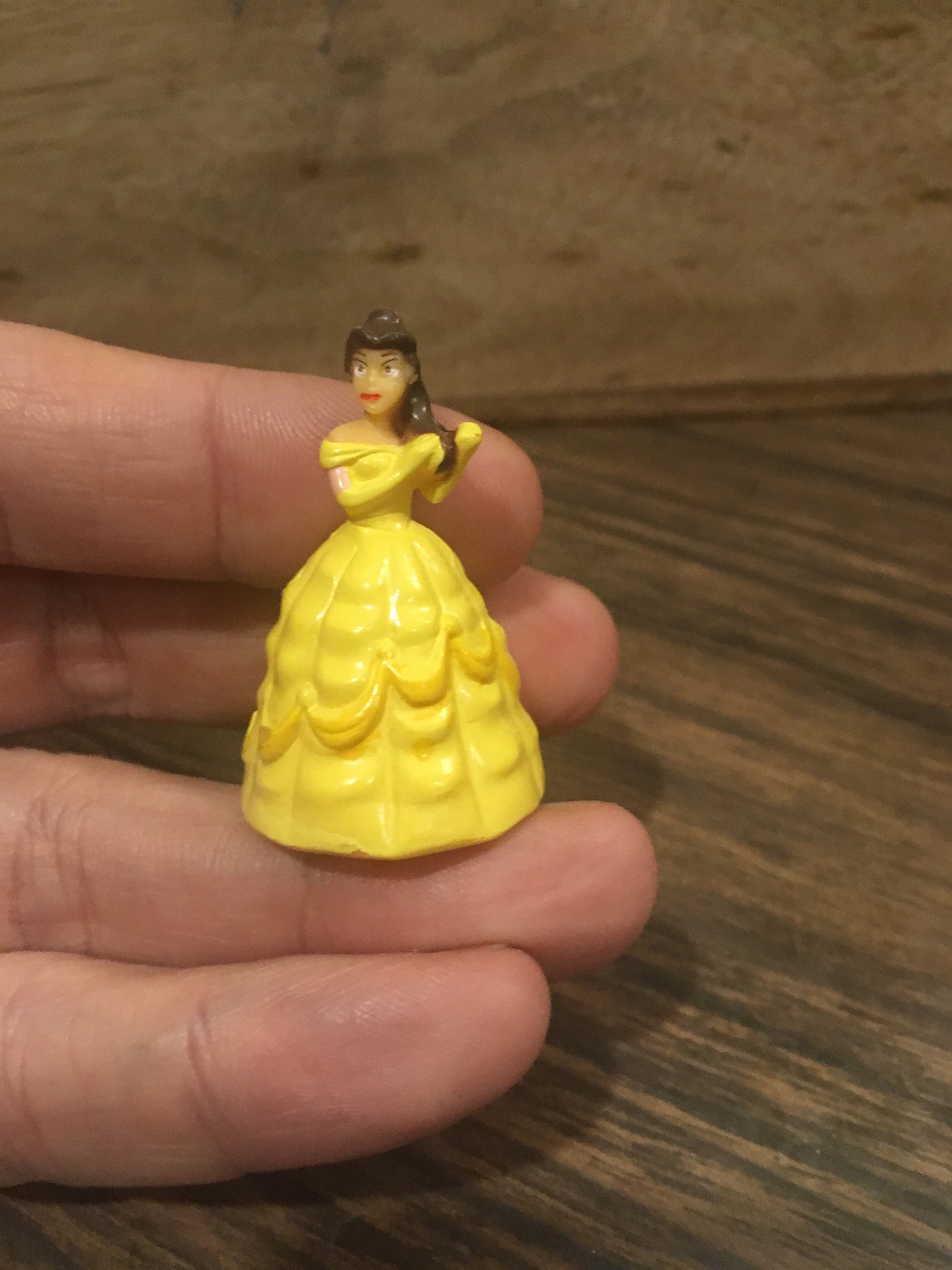 Vintage Disney Beauty and the Beast BELLE Mini Figure PVC Cake - Etsy