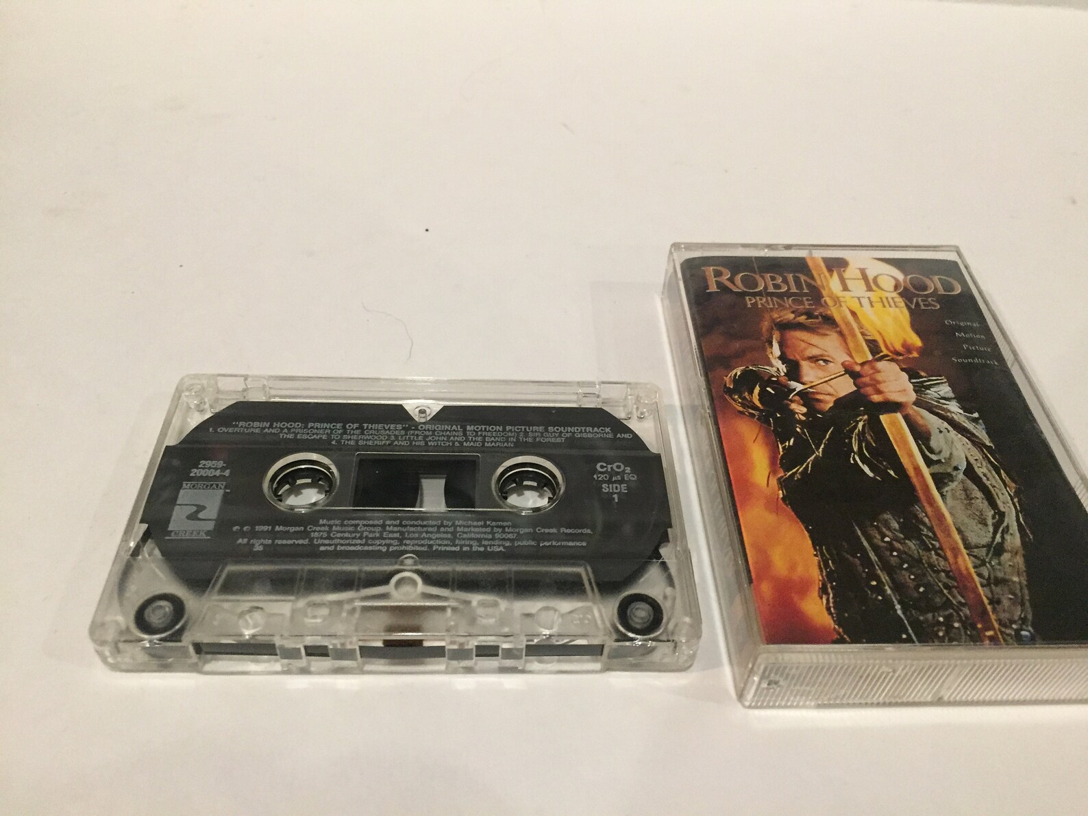 Vintage Cassette Robin Hood Prince of Thieves Official - Etsy