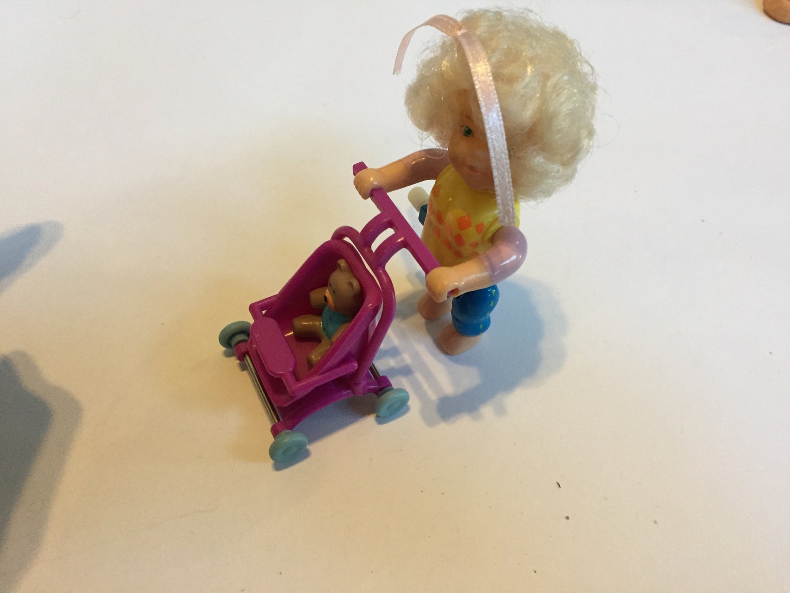 Vintage 1990 Meritus Industries Wind up Doll With Stroller - Vintage 90 ...