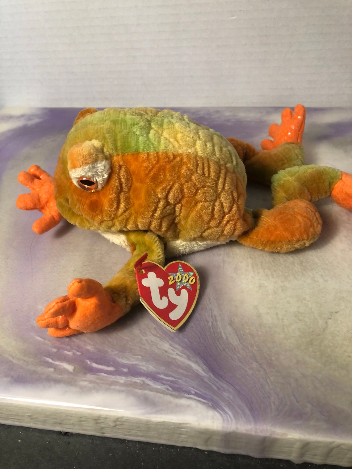 Vintage 2000 Ty Beanie Babies Frog PRINCE Vintage Bear Retired ...