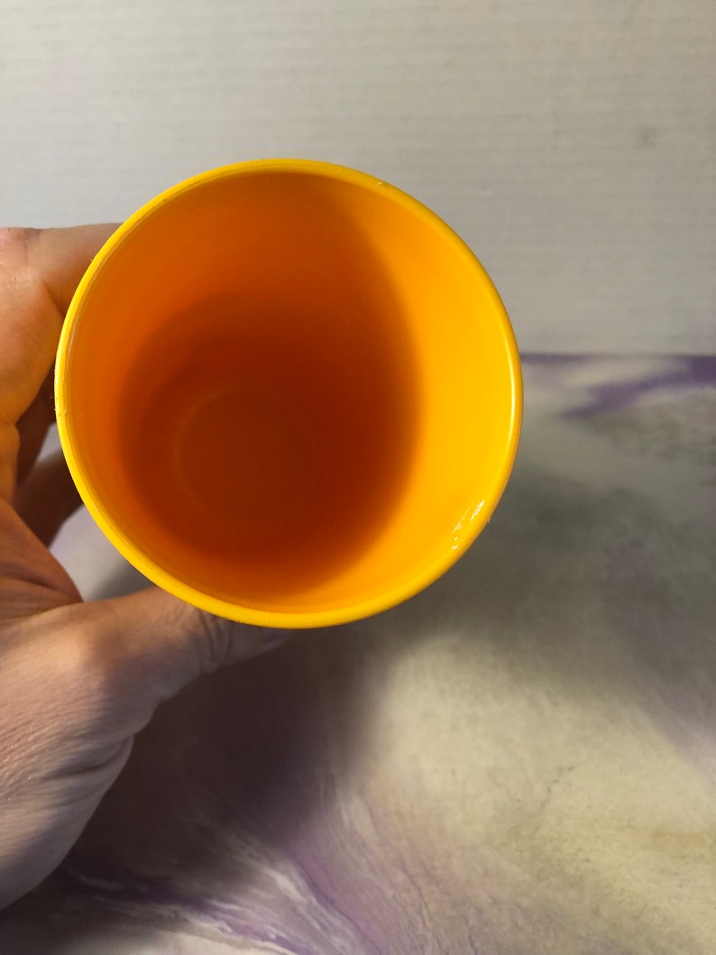 Vintage Tupperware Yellow Retro Cup! Rare Nostalgia 1980's Nostalgia ...