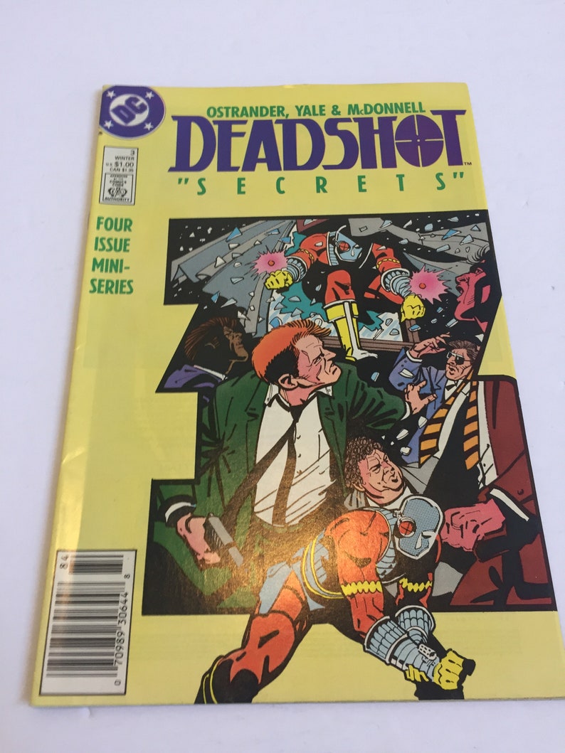 Vintage DC Comics Deadshot 3 1988 Rare Vintage Comic Book - Etsy