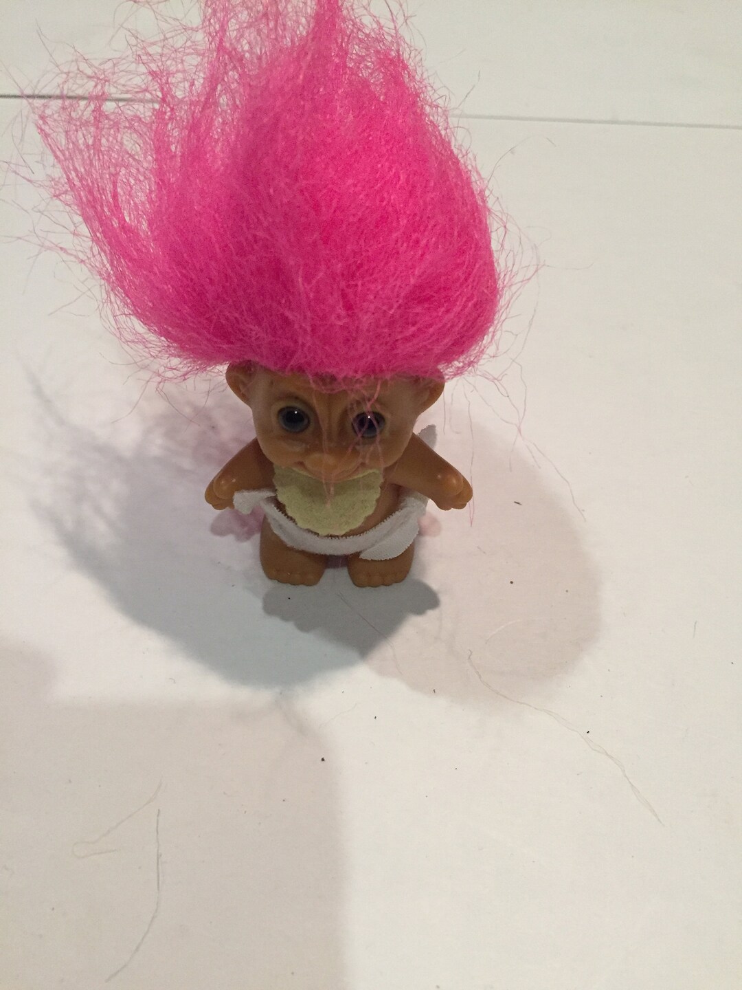 Baby Troll - Russ Troll Doll - Pink Hair - Rare Vintage 90's Troll Doll ...
