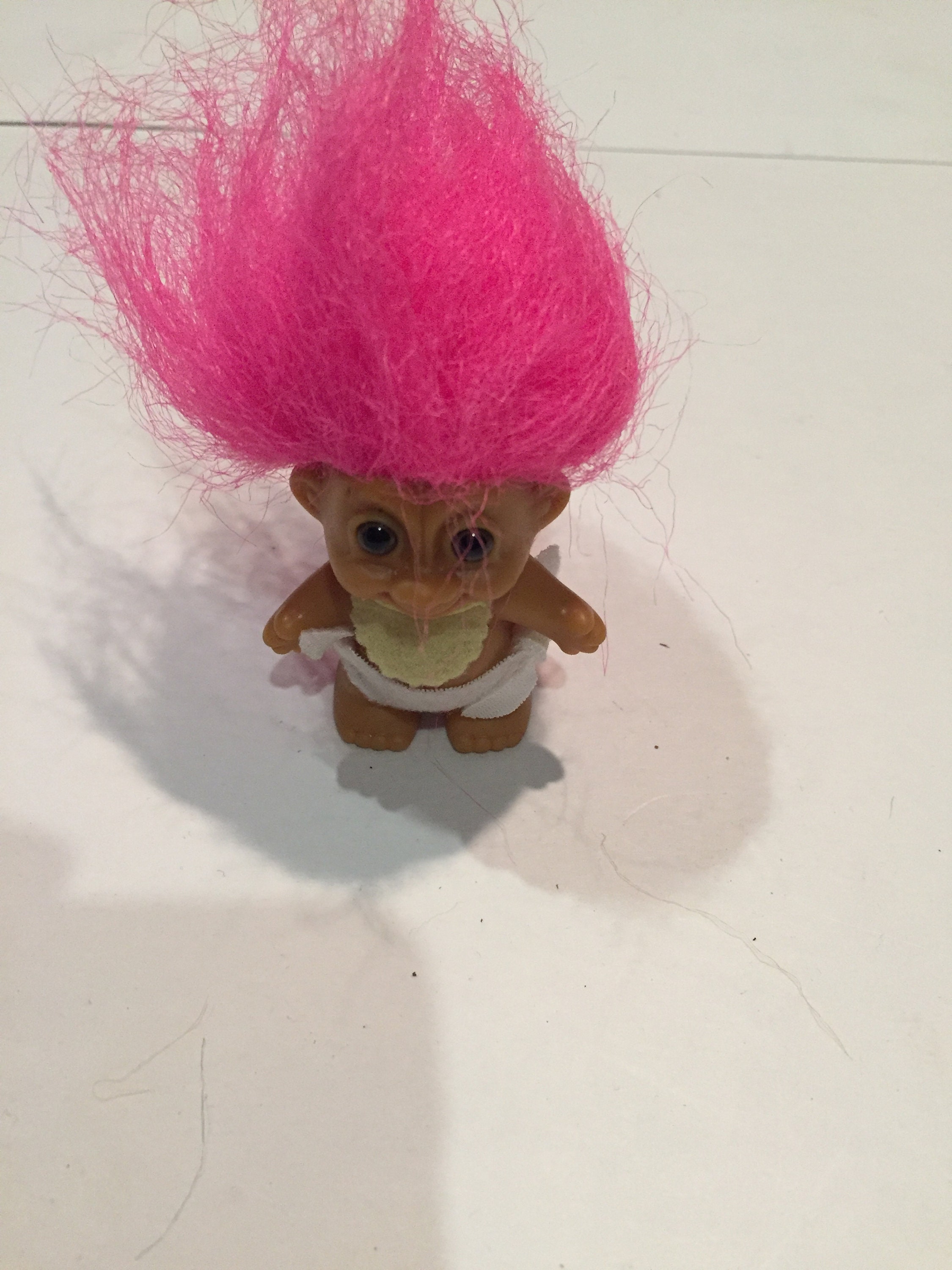 Baby Troll Russ Troll Doll Pink Hair Rare Vintage - Etsy