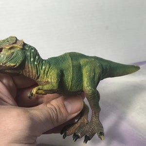 Vintage 90's Green and Brown T-rex Tyrannosaurus Rex - Etsy