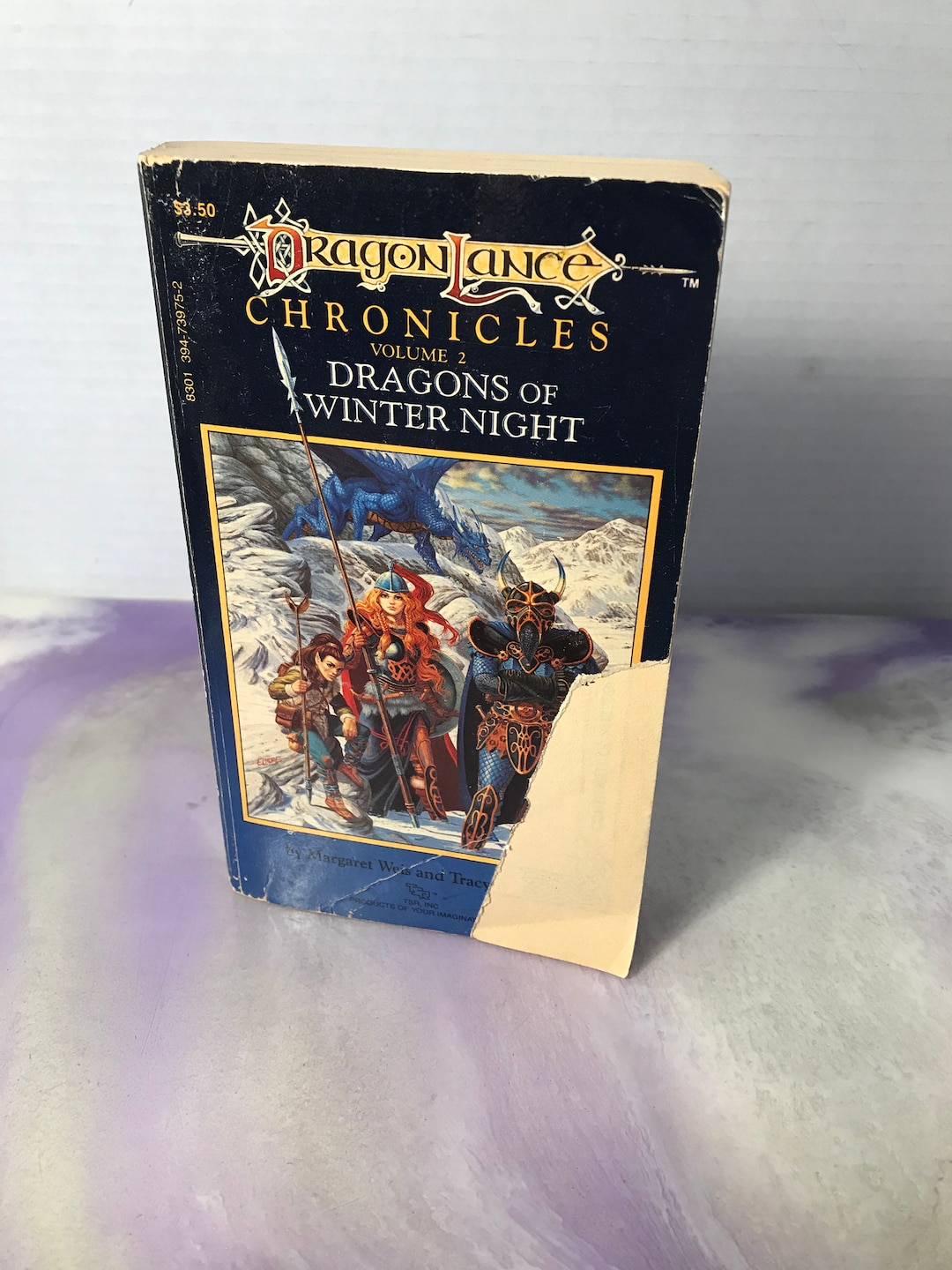 Vintage Novel Dragonlance Chronicles 2 Dragons of Winter Night 1985 ...